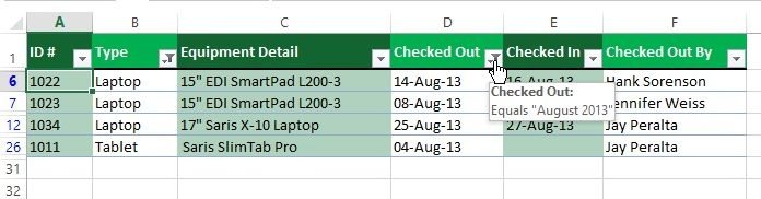 How to Clear a filter in Excel - Excelbuddy.com