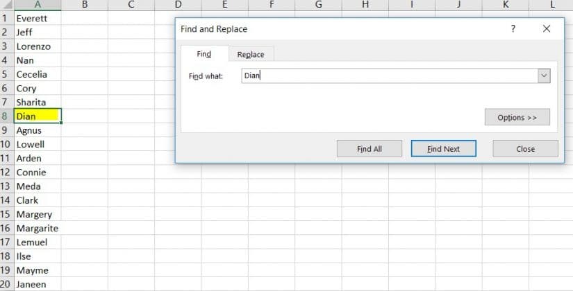 Find and Select - Excelbuddy.com