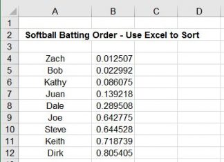 How to Randomly Sort Data in Excel - Excelbuddy.com